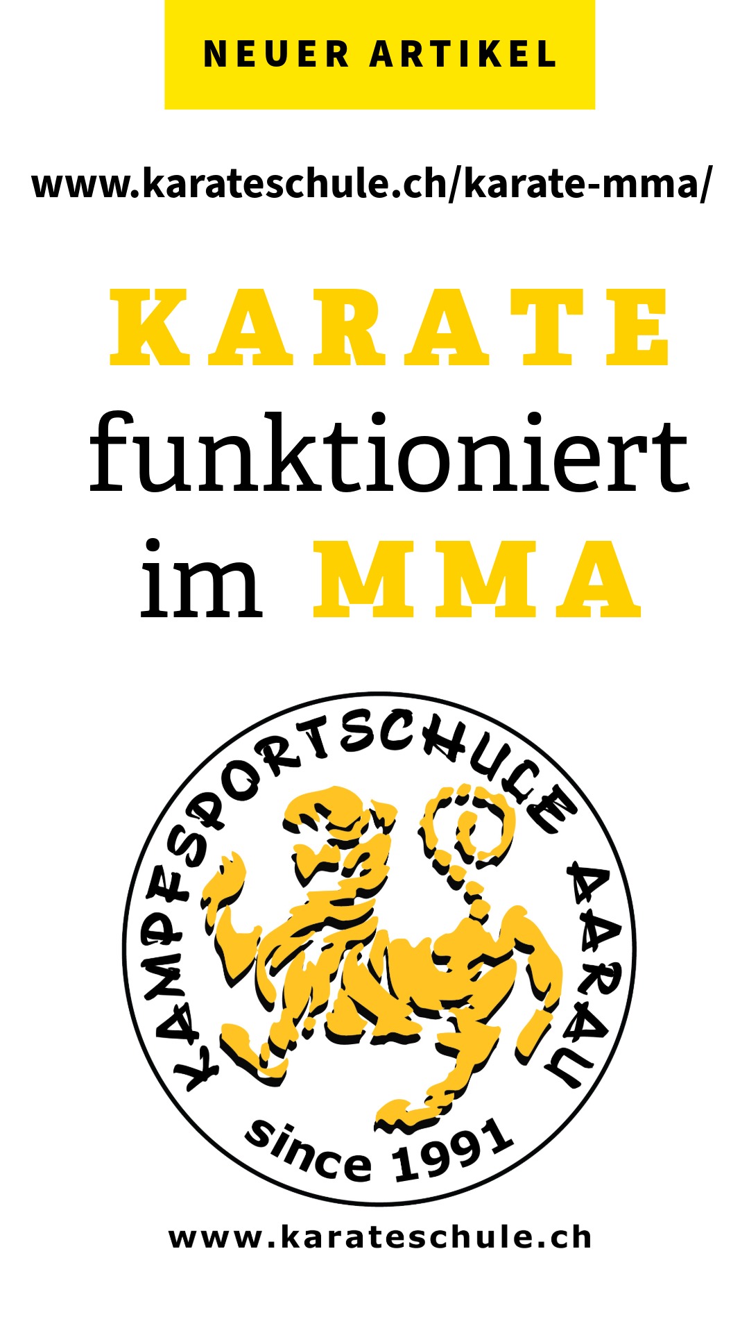 Karate funktioniert im MMA der UFC